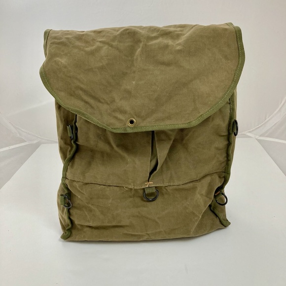 Vintage | Bags | True Vintage Army Backpack | Poshmark